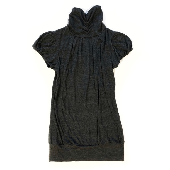 Charlotte Russe | Tops | Grey Long Line Turtleneck Top | Poshmark